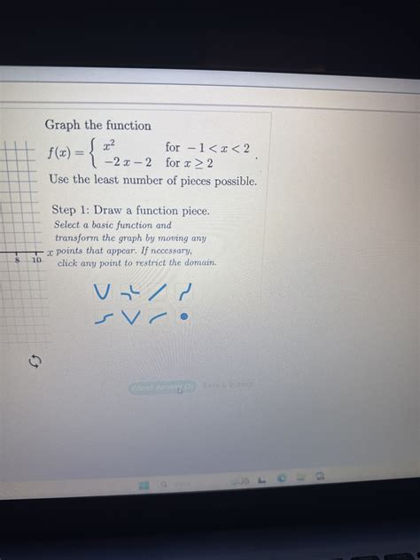 Graph The Functionfx X2 For 12use The Least
