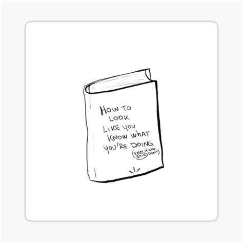 Do You Know Sticker For Sale By Parole Fantasma Redbubble
