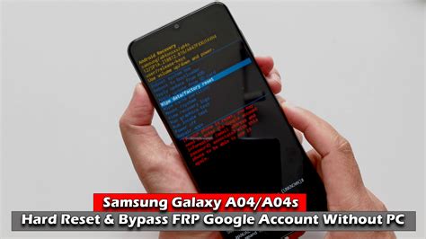 Samsung Galaxy A A S Hard Reset Bypass FRP Google Account Without PC ICTfix