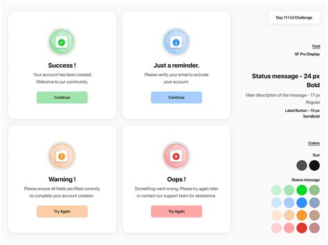 Day 11 I Ui Challenge I Flash Message By Raphaelle Odin On Dribbble