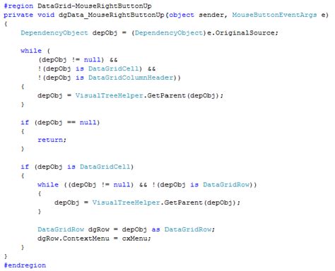 Edit Row Details In Context Menu In Datagrid In Wpf