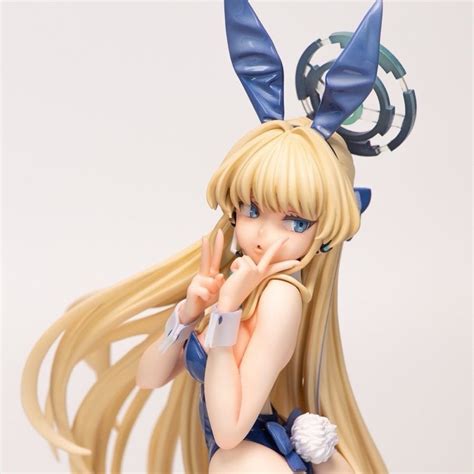 🔥現貨24h秒發🔥獨家限定🔥個人收藏🔥港版🔥美少女 精緻版 碧藍檔案 飛鳥馬時 兔女郎 高約25公分 公仔 蝦皮購物