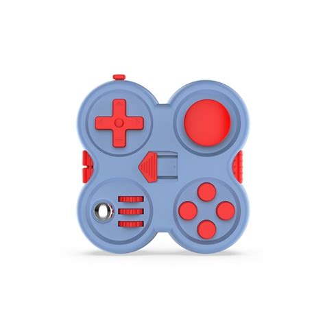 감압 핸들 Fidget 큐브 주사위 감압 손가락 스포츠 장난감4페이지 핸들 그레이 레드