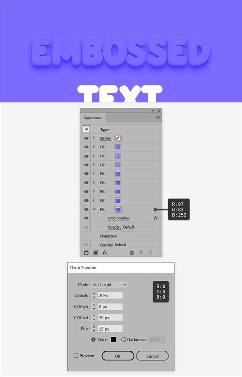 How To Emboss Text In Illustrator Envato Tuts