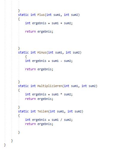 Taschenrechner Projekt Mit C Computer Programmieren C Sharp