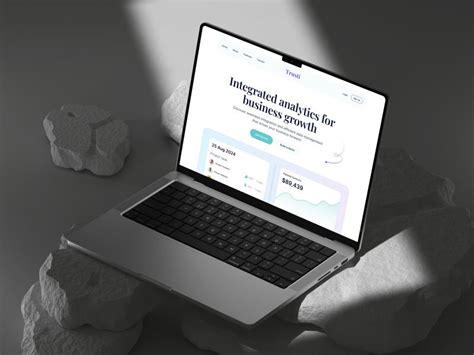 Landingpage Uiux Webdesign Analytics Businessgrowth Cleandesign