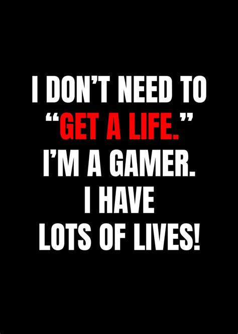 Gaming Quotes Poster By Best Quotes Displate