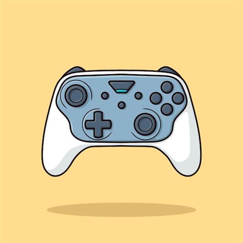 Premium Vector Joystick Controller Cartoon Vector Illustration