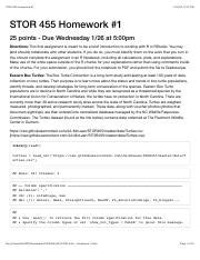 STOR 455 Homework 1 Pdf STOR 455 Homework 1 1 24 22 12 15 PM STOR