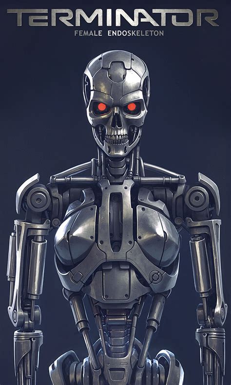 Artstation Terminator Female Endoskeleton