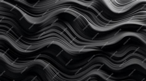 Premium Ai Image Abstract Dark Wave Luxury Pattern Background