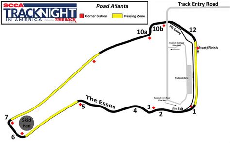 Locations Michelin Raceway Road Atlanta Sports Car Club Of America