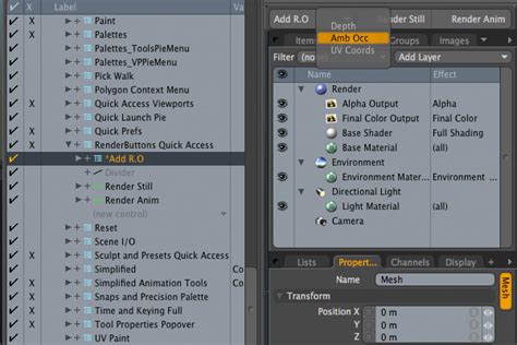 Quick Tip Adding A Render Output Dropdown To Your UI In Modo Envato Tuts
