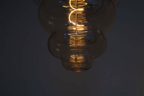 Led Filament Antique Soft Coil Tower Bubble 180mm 100lm 1800k Dimmable