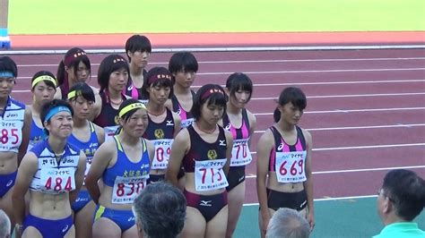 2015年ih 陸上 女子 4×100mリレー 決勝 Youtube