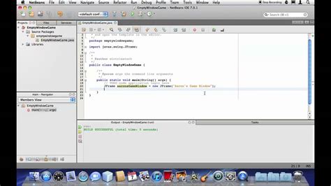 Creating A Jframe Window Youtube