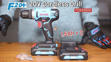 Fixtec Wholesale Power Tools Drill Kit Cordless Drill Set 20v Mini