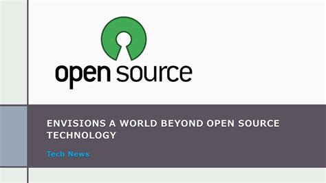 Future Visions Open Source Initiative Co Founder Envisions A World