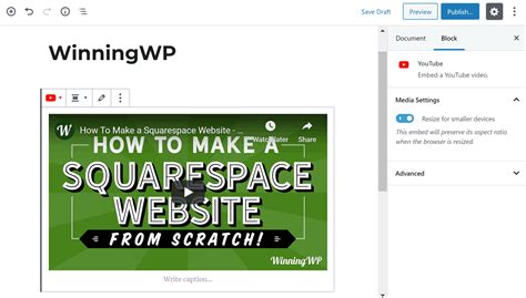 How To Show Embed A YouTube Video In A WordPress Post Page