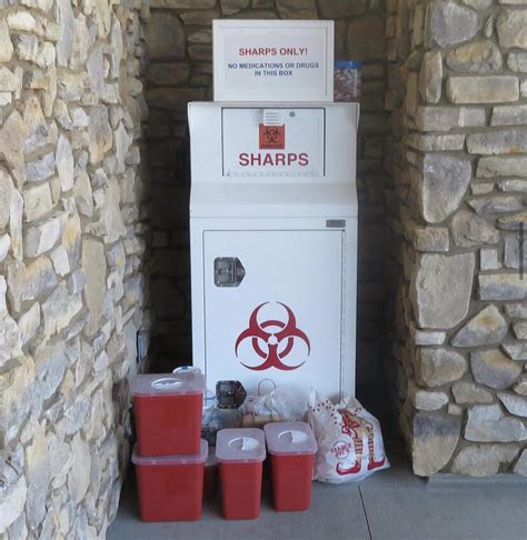 Just A Reminder We Do Have A SHARPS Container Available Just Outside The Front Entrance