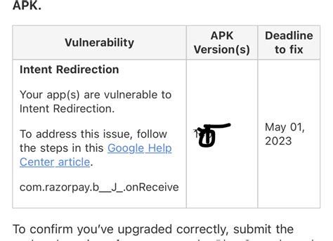 Intent Redirection Vulnerability · Issue 292 · Razorpayrazorpay