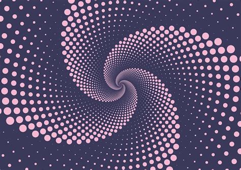 Premium Vector Abstract Pink Dot Pattern Swirl Pattern Background