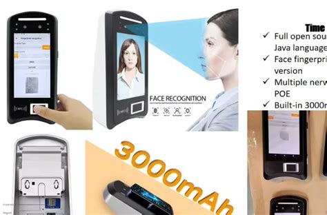 hfsecurity face recognition access control terminal with nfc qr code