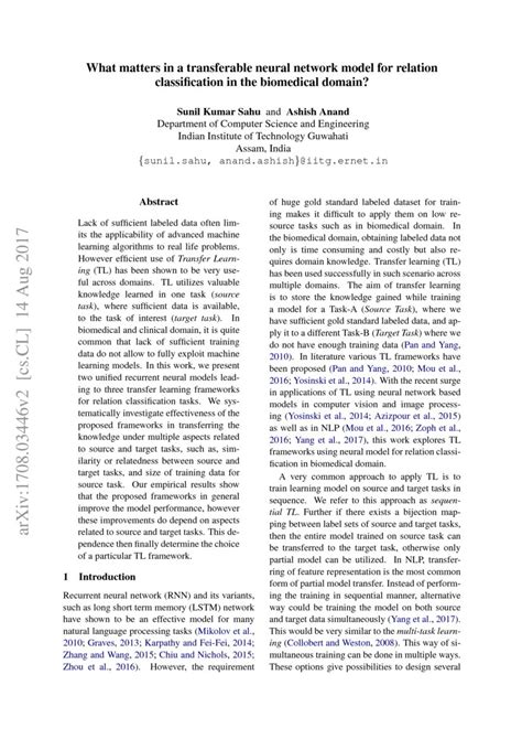 What Matters In A Transferable Neural Network Model For Relation Classification In The