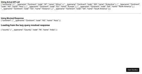 apollo mock example forked codesandbox