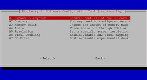Microprocessor And Microcontroller Raspberry Pi Raspi Config Description