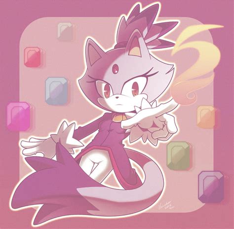 Blaze The Cat By Nancher On Deviantart