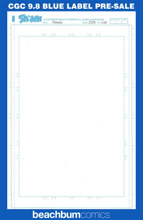Spawn 339 Blank Sketch Variant Cgc 9 8