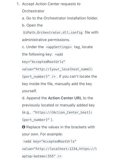 Change Action Center Port On Prem Issue Action Center UiPath Community Forum