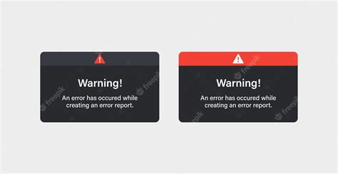 Premium Vector Warning Pop Up Window Alert Error