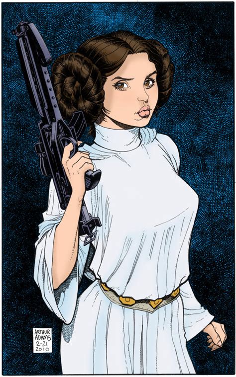 Princess Leia By Art Adams By Mrzkinandbonez On Deviantart