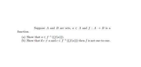 solved suppose Λ and b are sets a∈Λ and f Λ→b is a