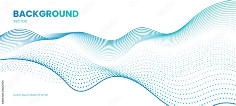 Vector 3d Echo Audio Wavefrom Spectrum Abstract Music Waves Oscillation Graph Futuristic Sound