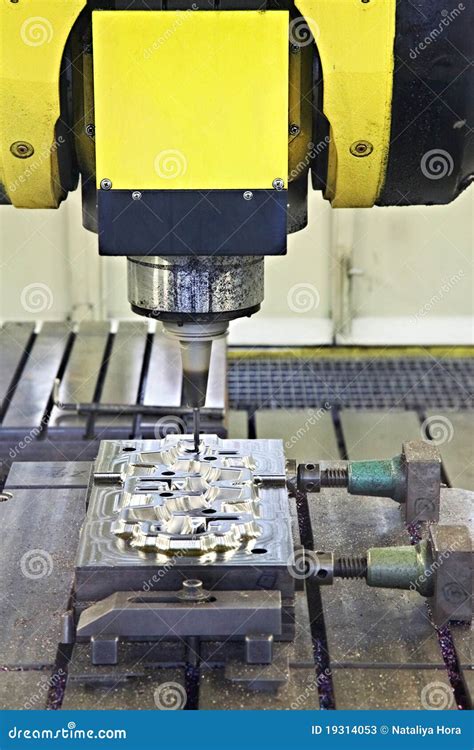 CNC Milling Cutter Stock Image Image Of Factory Mill