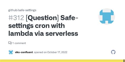 Question Safe Settings Cron With Lambda Via Serverless · Issue 312
