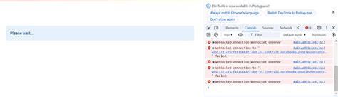 issue with websocketconnection websocket onerror using streamlit