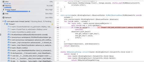 Multiple Excbadaccess Crashes · Issue 6730 · Realmrealm Swift · Github