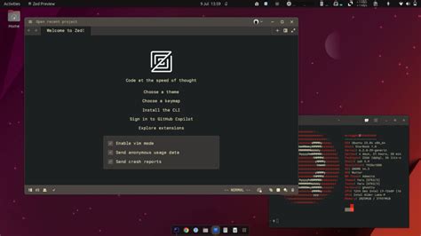 Arriva L Editor Di Codice Zed Per Linux Aggregatore GNU Linux E Dintorni