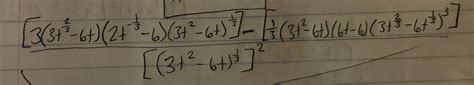 Quotient And Chain Rule I Think I Did All The Calculus Correctly But I Cannot Figure Out How