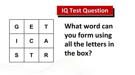 Iq Test Questions And Answers Iq Test Solved And Explained