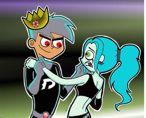 Dark Danny Phantom And Ember Mclain By Chillydragon On Deviantart
