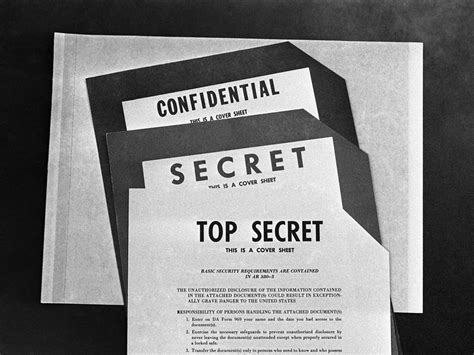 Classified Document Template