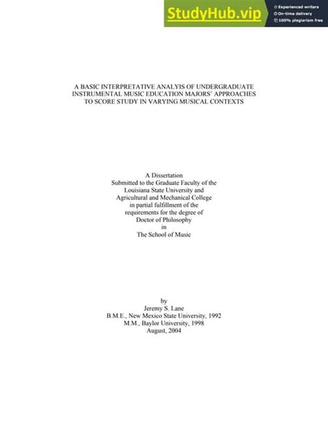 A Basic Interpretive Analysis Pdf