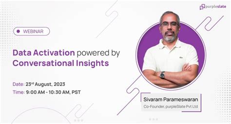 purpleslate on linkedin data activation powered by conversational insights