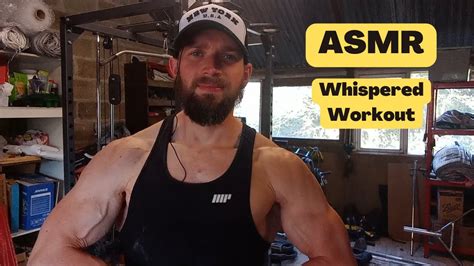 Asmr Gym Workout Whispered Back And Biceps Youtube