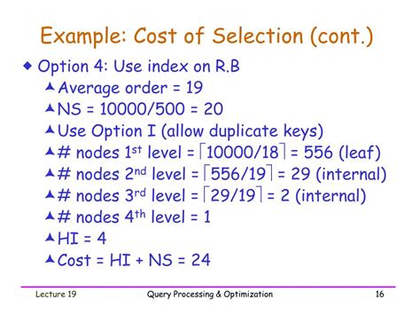 Ppt Query Processing Optimization Powerpoint Presentation Free